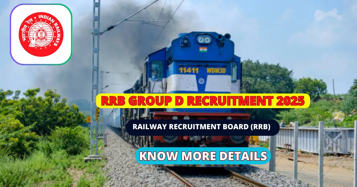 RRB Group D Recruitment 2025 - Apply online for 32,438 Vacancy at www ...
