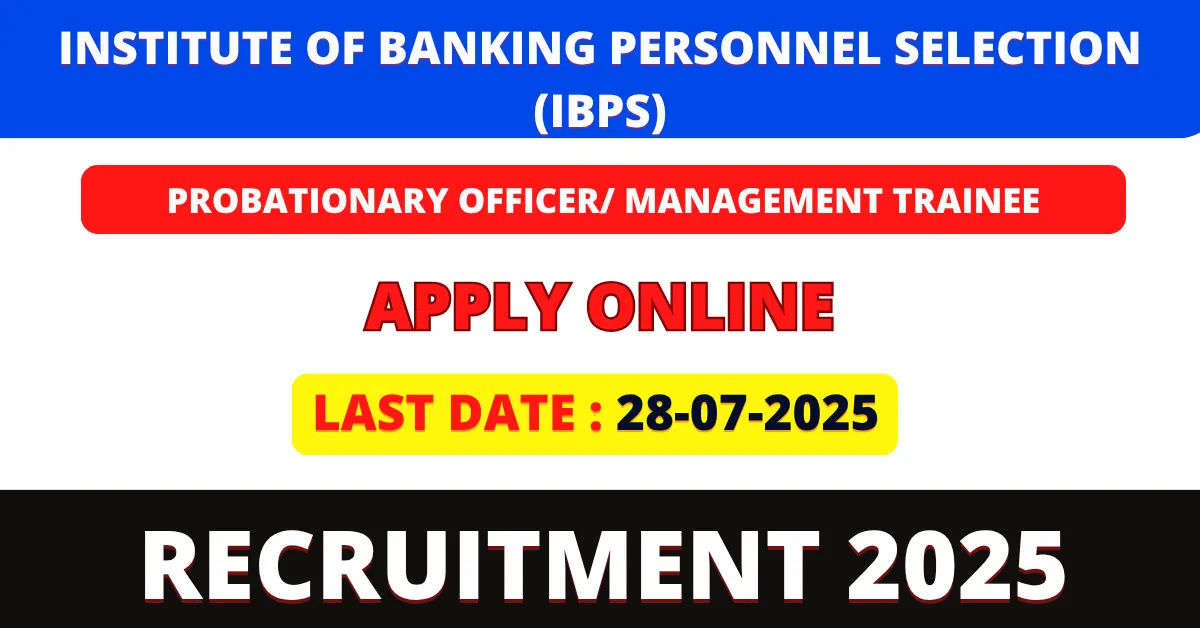 IBPS PO Recruitment 2025 Notification Out, Apply for 5208 Post ...